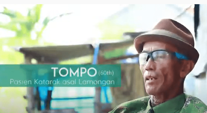 Menderita Katarak Membuat Pak Tompo Tak Lagi Produktif